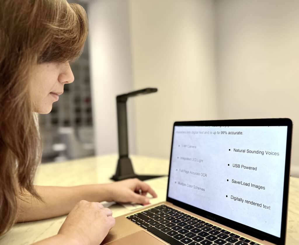 ReadDesk Camera For Magnifying & Reading - TrySight